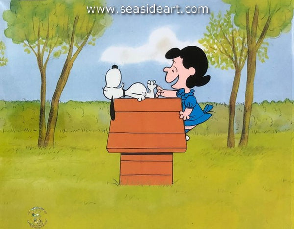 Peanuts-Lucy & Snoopy - Seaside Art Gallery