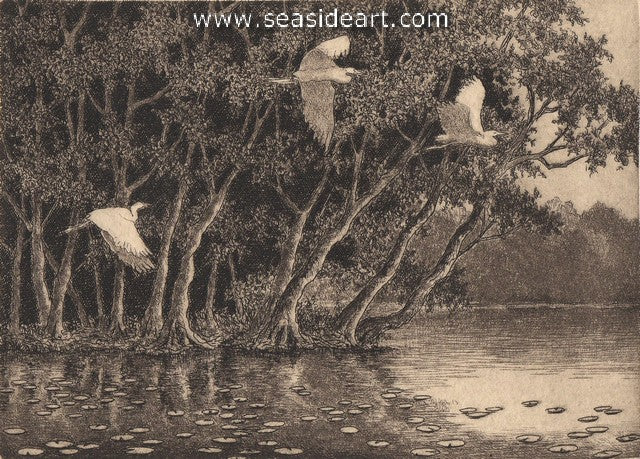 David Hunter Etchings - Seaside Art Gallery