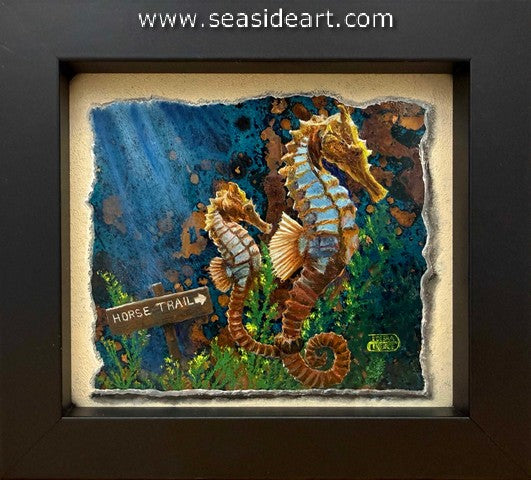 Keirce-Horseback Ride - Seaside Art Gallery