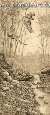 David Hunter Etchings - Seaside Art Gallery